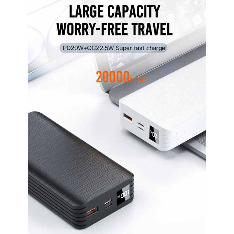 قیمت و خرید پاوربانک ایکس او PR144 با ظرفیت 20000 میلی آمپر ساعت ...